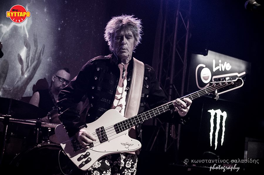 Με τον Martin Turner πριν ανέβει στη σκηνή του ΚΥΤΤΑΡΟ club.